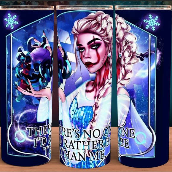 Dining | Frozen Elsa Halloween Clown Style Tumbler | Poshmark